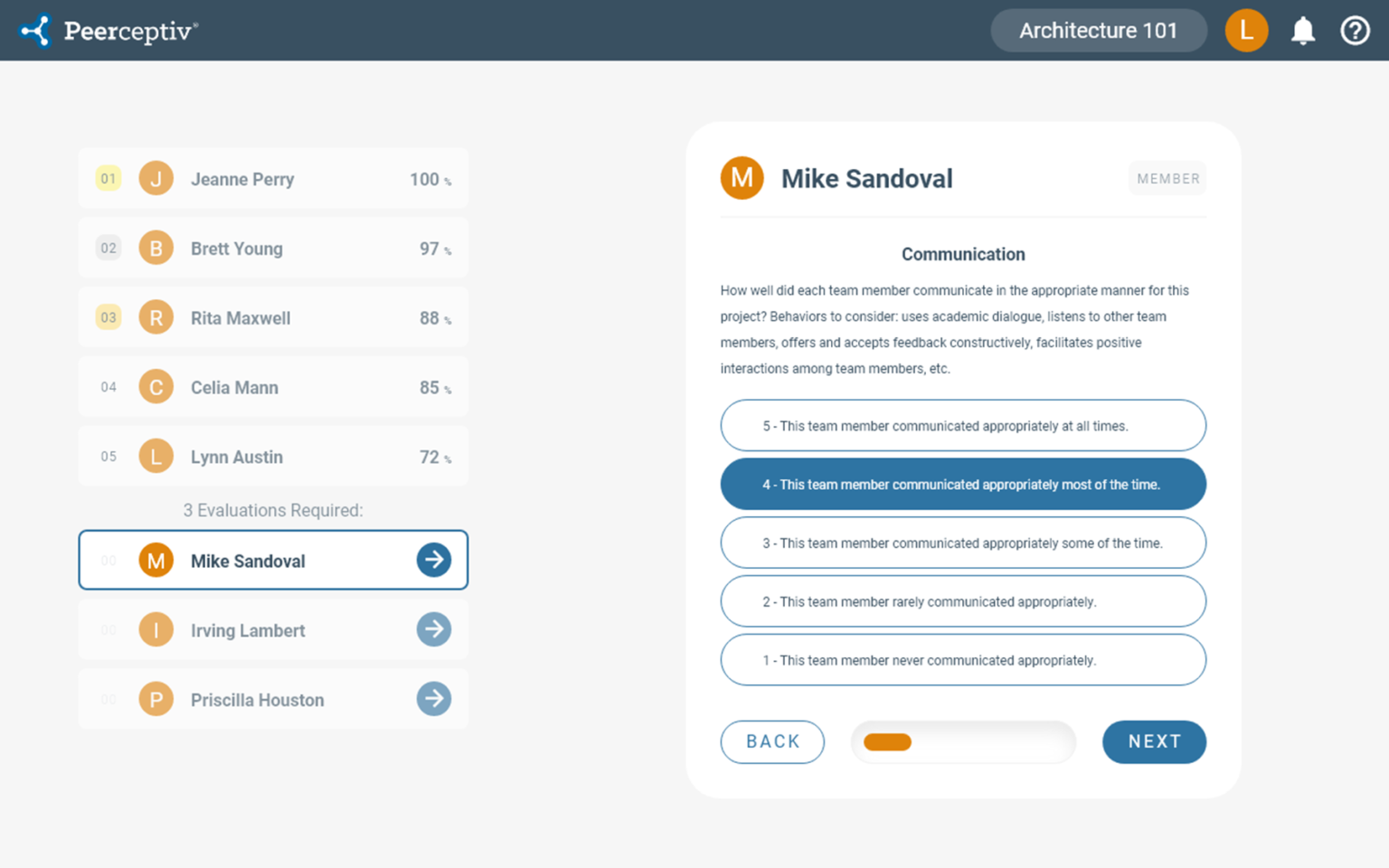 Peer Learning Tool from Peerceptiv - How it Works